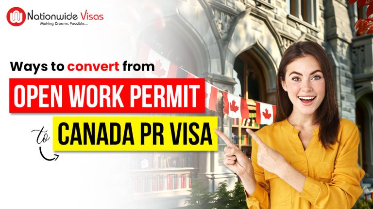 How to convert an open work permit to Canada PR visa?