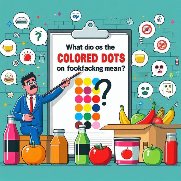 What Do the Colored Dots on Food Packaging Mean