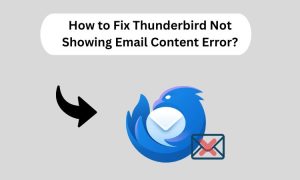 Thunderbird Not Showing Email Content - 5 Proven Solution