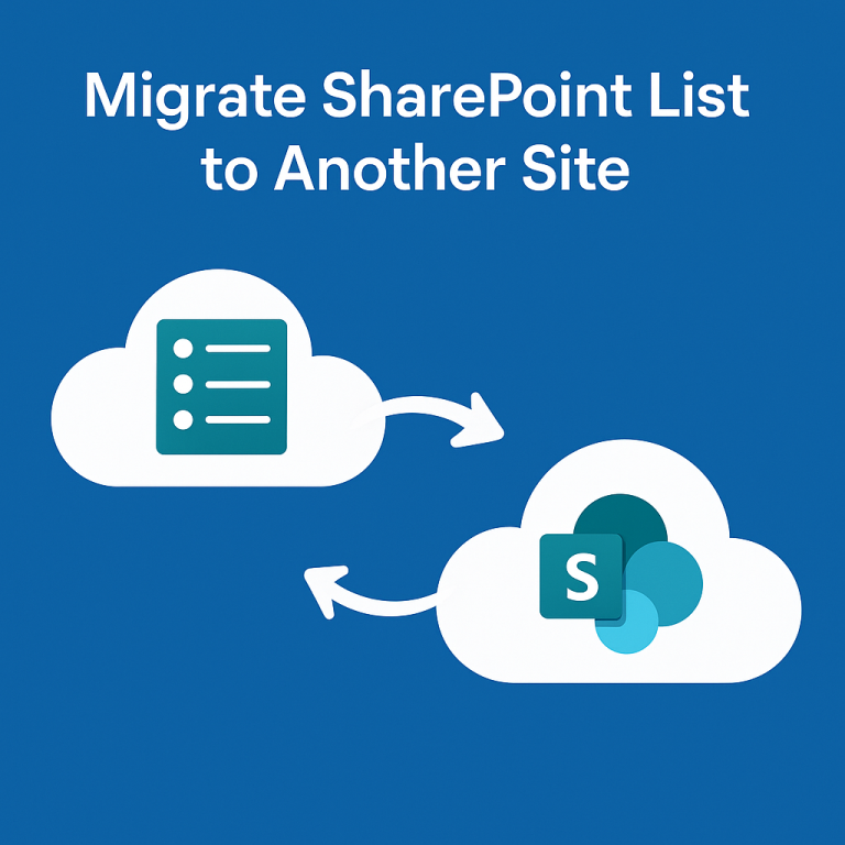 How To Migrate Sharepoint List To Another Site A Diy Tutorial