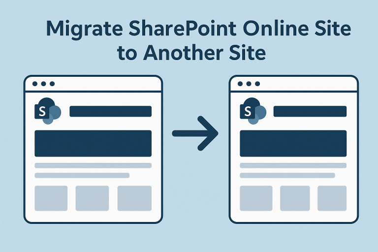 How to Migrate SharePoint Online Site to Another Site