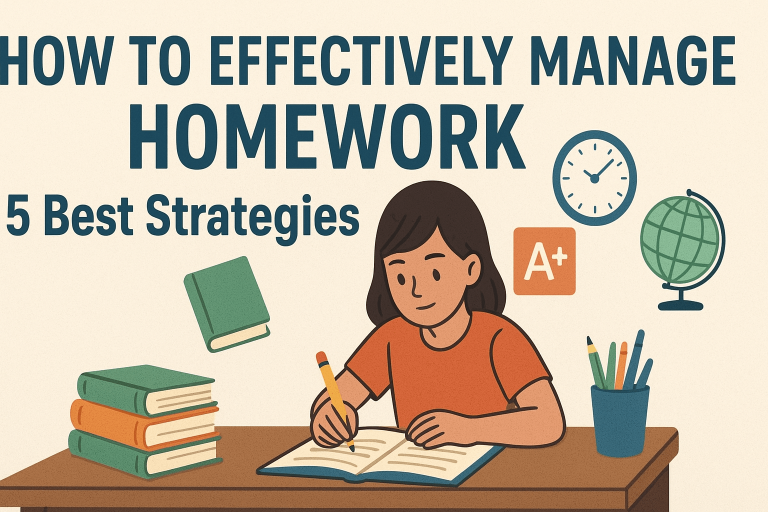 How To Effectively Manage Homework: 5 Best Strategies