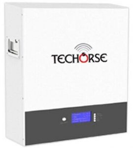 Techorse Wall-Mount Solar Battery – Smart, Reliable Home Energy