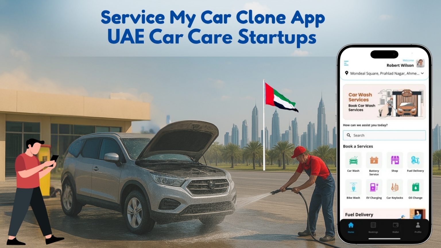 Why Service My Car Clone App Perfect for UAE Car Care Startups