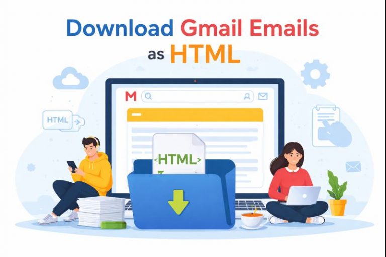 Download Gmail Emails as HTML for Easy Offline Access